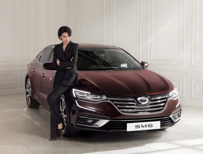 르노삼성차, 배우 김서형 ‘SM6’ 앰버서더로 선정…실제 SM5 오너