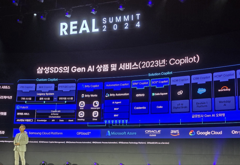 황성우 삼성SDS 대표 "삼성 클라우드 플랫폼, GPU 중심 AI 클라우드로 발전시킬 것"